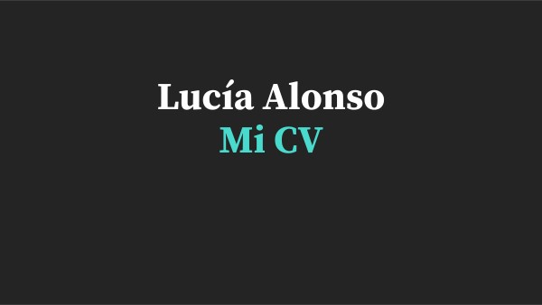 Lucia Alonso
