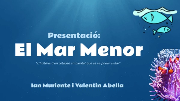 Presentació Mar menor
