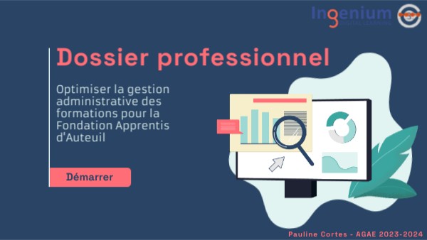 Dossier professionnel | Genially