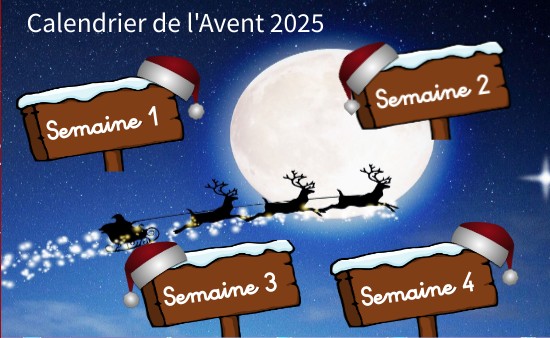 calendrier avent 2024 | Genially
