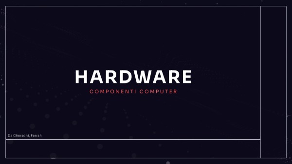 HARDWARE | Genially