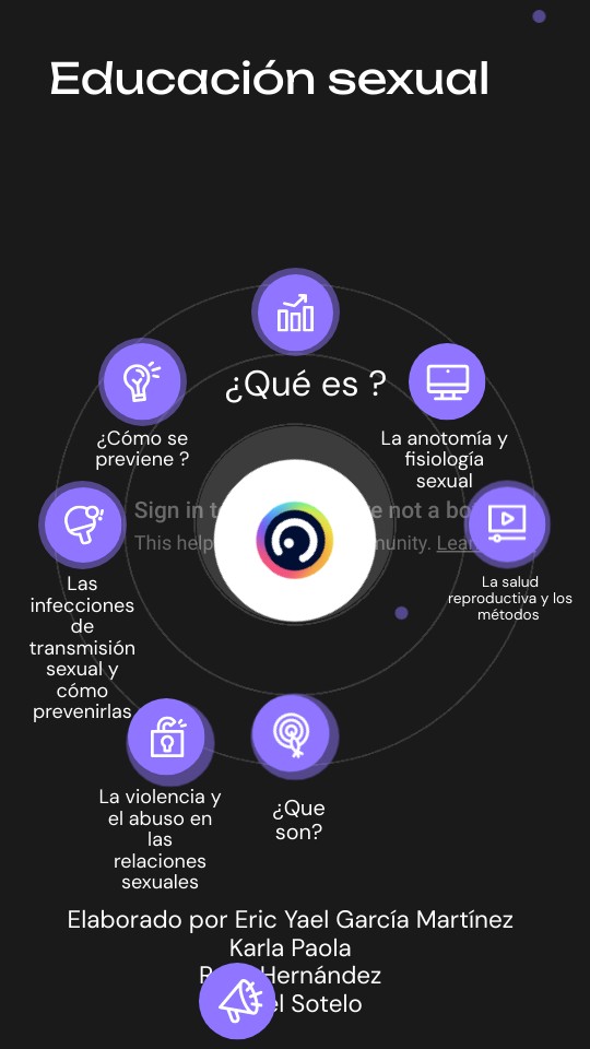 Infografia Educación sexual | Genially