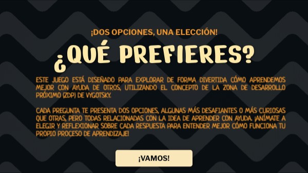 Juego qué prefieres