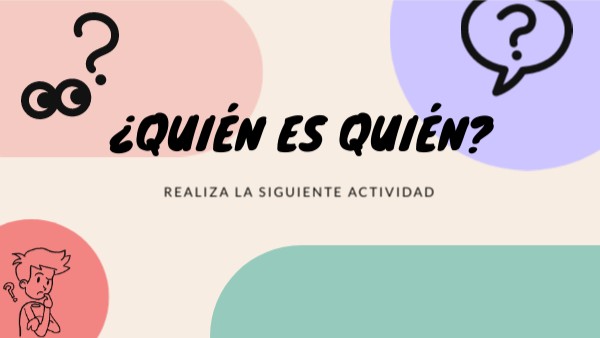 advina quién | Genially