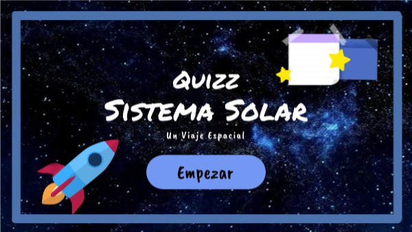 Sistema Solar; Actividad Virtual | Genially