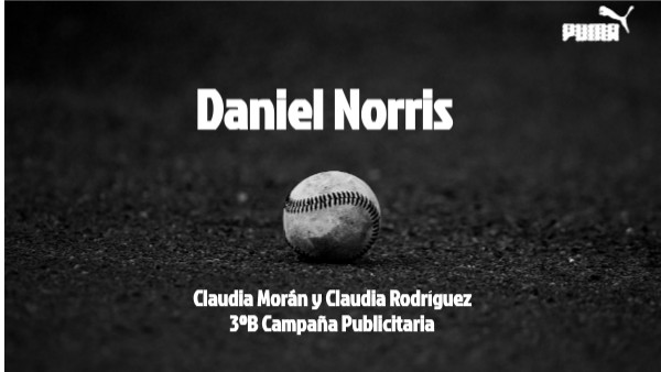 Daniel Norris campaña publicitaria | Genially