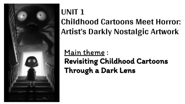 Childhood Cartoons Meet Horror: Artist’s Darkly Nostalgic Artwork ...