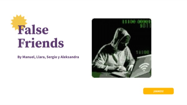 Quiz False Friends | Genially