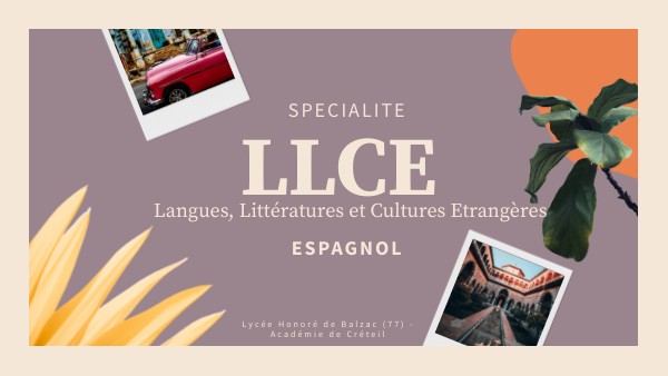 Présentation 2des Spé