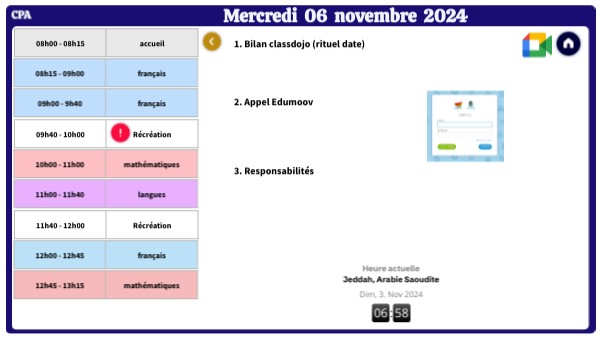 EDT mercredi S1P2 CPA | Genially