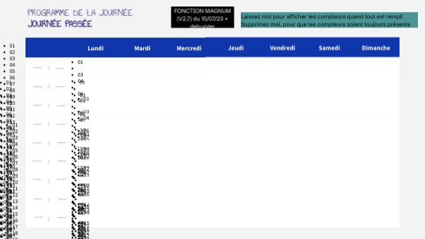 Matrice de programmation