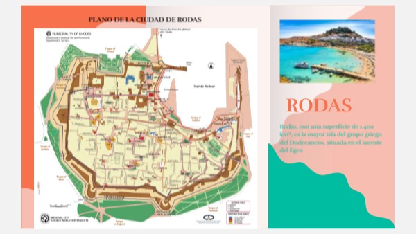 folleto turístico de rodas