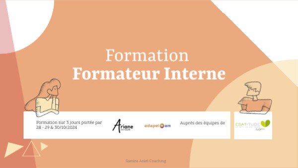Diaporama Formation Formateur Interne