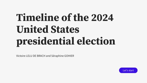Timeline of the 2024 United States presidential election