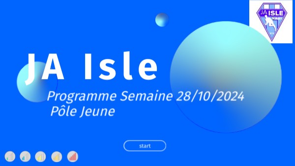 20241028 - Programme d'entraînement semaine | Genially