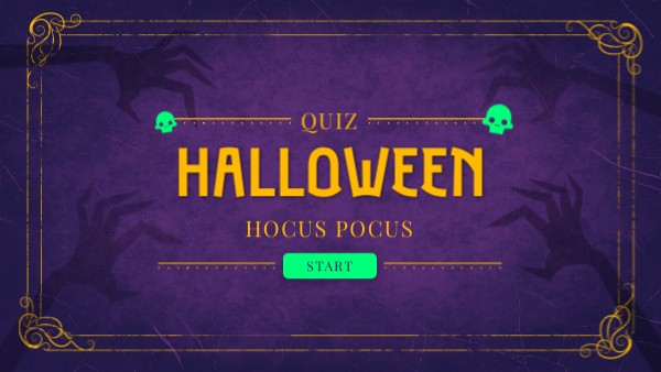 Quiz Halloween Hocus Pocus | Genially