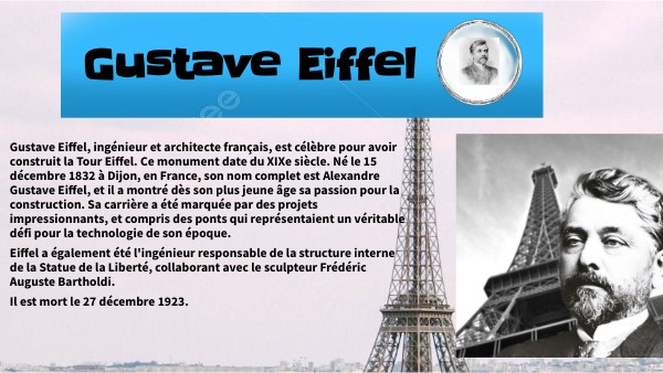 Gustave Eiffel | Genially