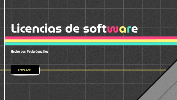 Licencias de Software | Genially