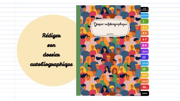 dossier autobiographique