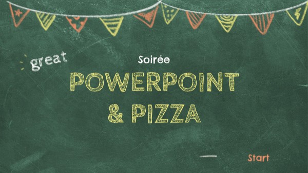 invitation soirée genially