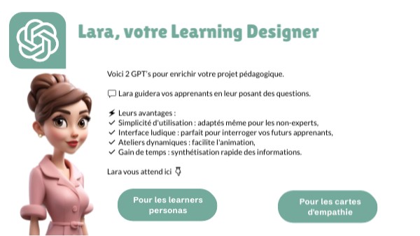 Lara, votre Learning Designer | Genially