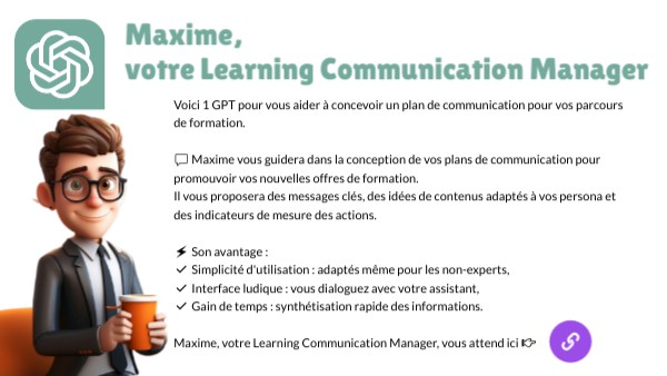 Maxime, votre Learning Communication Manager