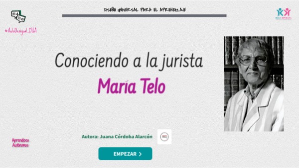 María Telo - Plan de Igualdad y Convivencia