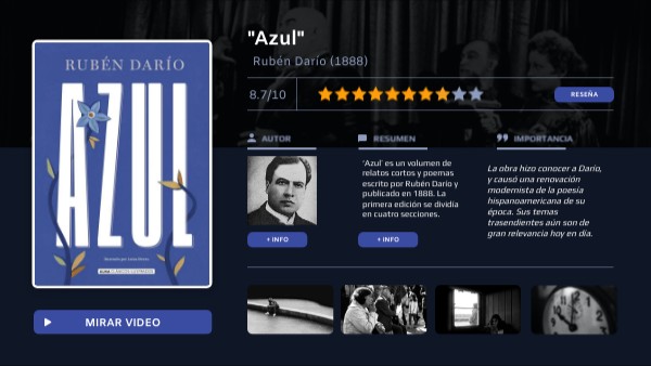 AZUL Rubén Darío | Genially