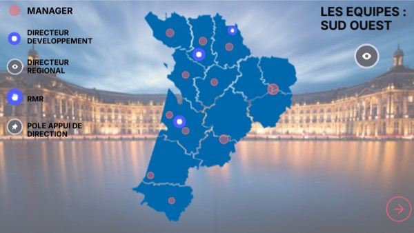 Mappemonde horizontale