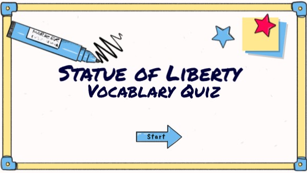 Statue of Liberty Vocabulary Quiz