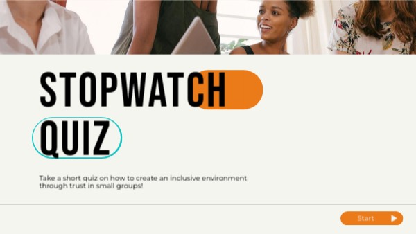 Stopwatch Quiz | Genially