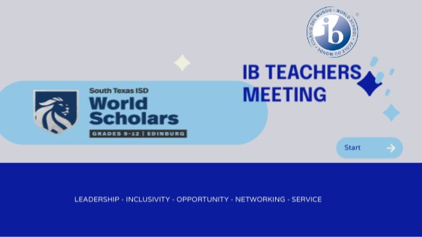 IB Teacher Meeting 10/28