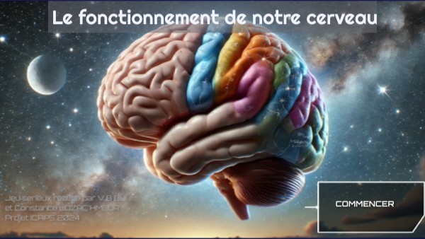 Jeu serieux Le fonctionnement du cerveau | Genially