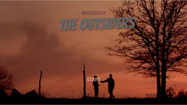 The Outsiders Breakout game | Genially