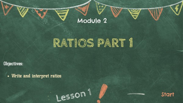 Module 2 Lesson 2.1 - Ratios