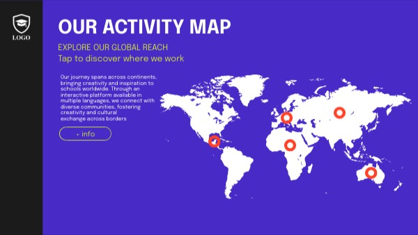 Regional spotlight interactive map | Genially