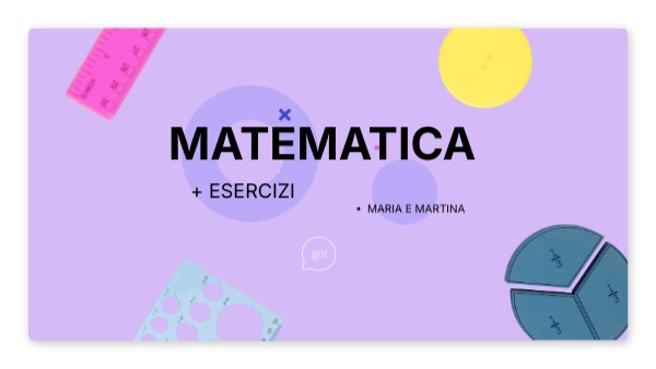 Quiz matematica is cool | Genially