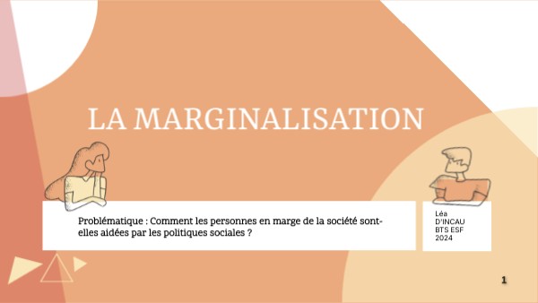 La Marginalisation - Présentation connaissance des publics | Genially