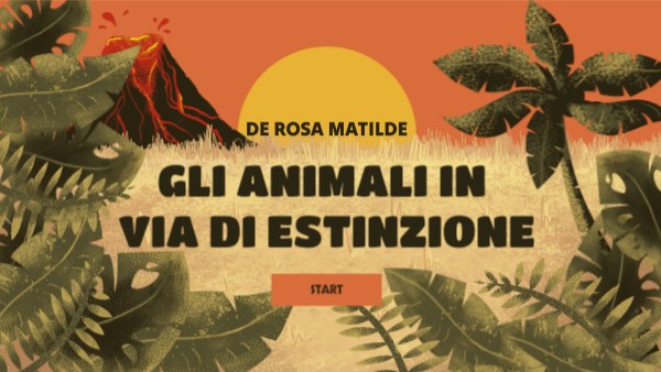 animali in via di estinzione
