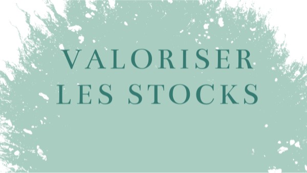 Valoriser les stocks | Genially