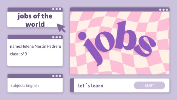 jobs, english | Genially