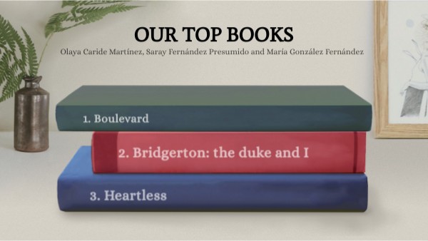 OUR TOP BOOKS | Genially