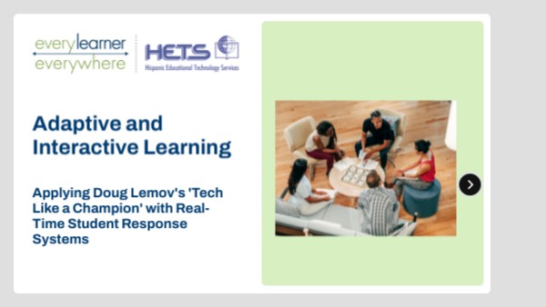 Adaptive and Interactive Learning | Genially