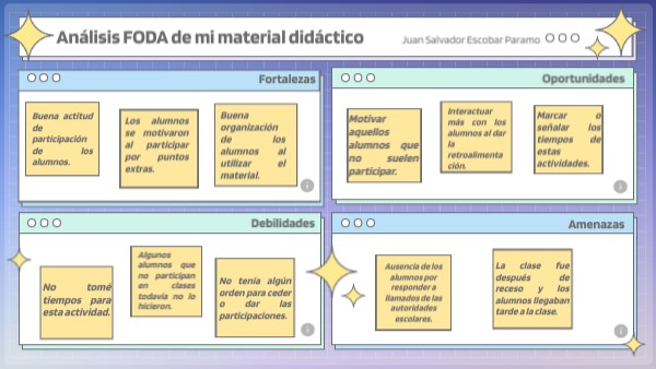 Analisis FODA-JSEP | Genially