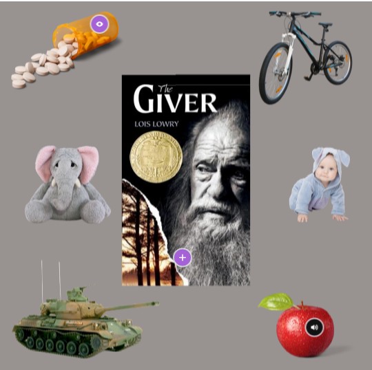 Giver Book Bento | Genially