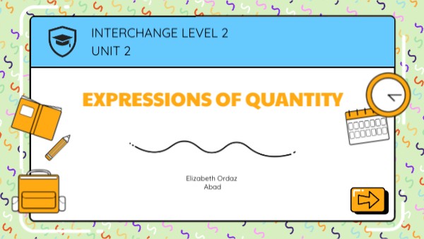 Expressions of quantity | Genially