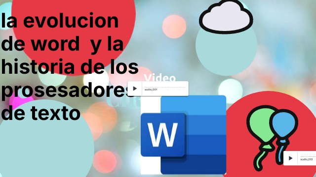 la evolucion del word y la historia de los procesadores de texto | Genially