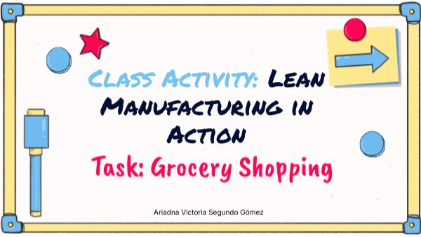 Class Activity: Lean Manufacturing in Action