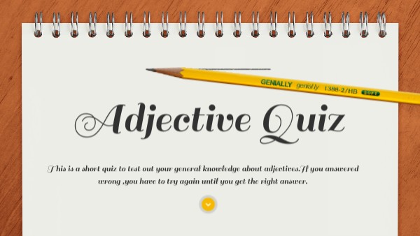 Adjective Quiz