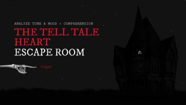 Horror Escape Room - Poe's Tell Tale Heart